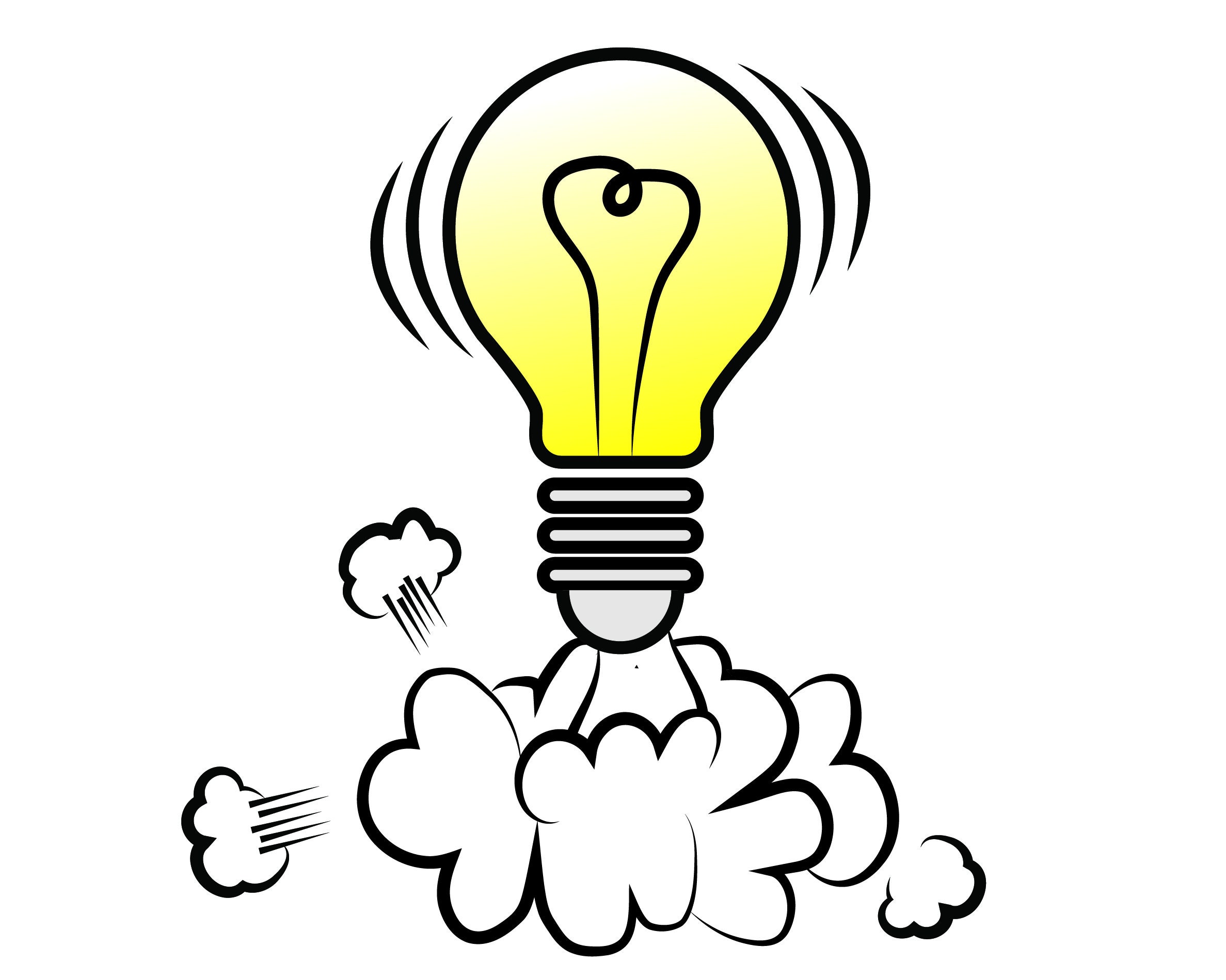 Idea Lightbulb Svg / Lightbulb Ideas / Lightbulb Illustrations ...