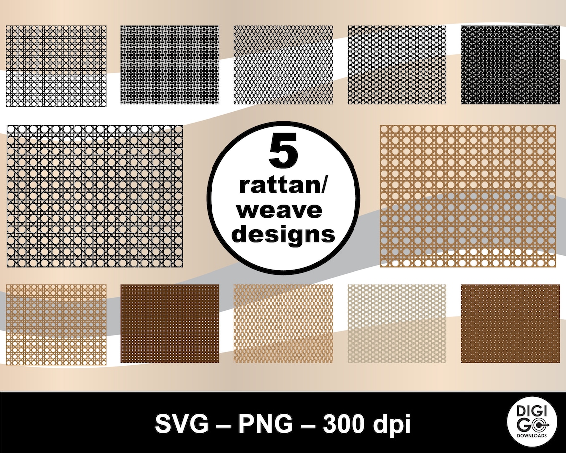 Rattan Svg, Rattan Cane Svg, Rattan Pattern Svg, Weave Svg, Weave ...