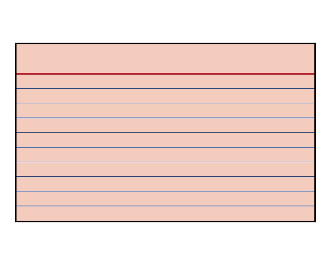 Colored Index Card Clipart / Index Card Image / Index Card Png ...