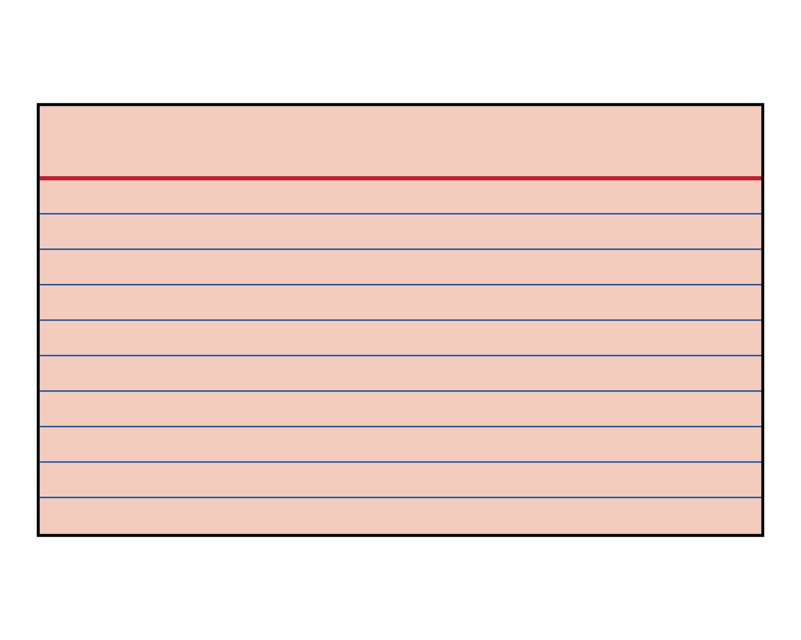 Colored Index Card Clipart / Index Card Image / Index Card Png ...