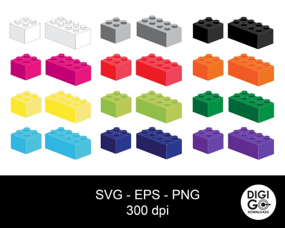 Building Blocks Svg / Toy Brick / Bricks Svg / Building Brick | Etsy
