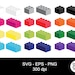 Building Blocks Svg / Toy Brick / Bricks Svg / Building Brick Png ...
