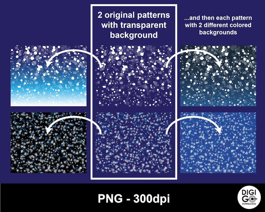 Snowing Overlay Png / Falling Snowflakes Png / Winter Snowfall Png ...