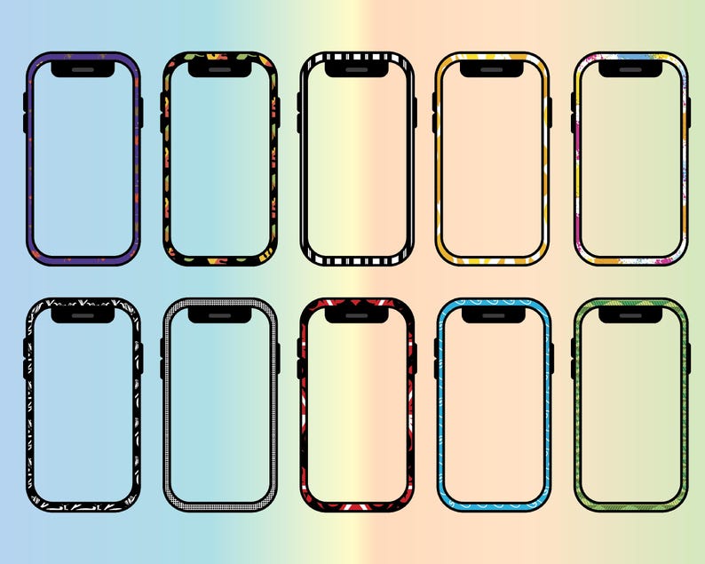 Smart Phone Svg / Cell Phone Clipart / Mobile Phone Svg / Cell Phone ...