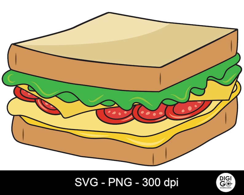 Sandwich Svg / Food Svg / Sandwich Png / Sandwich Graphic / Sandwich ...