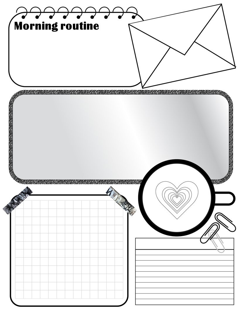Journal Pages / Printable Template Pages / Journal Pages Bundle ...