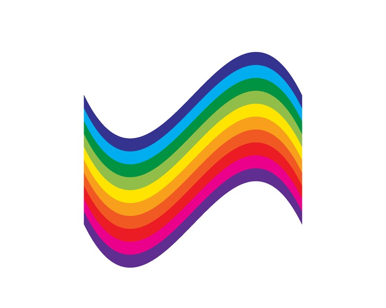 Rainbow Svg / Rainbow Clipart / Rainbow Vector / Rainbow With Clouds ...