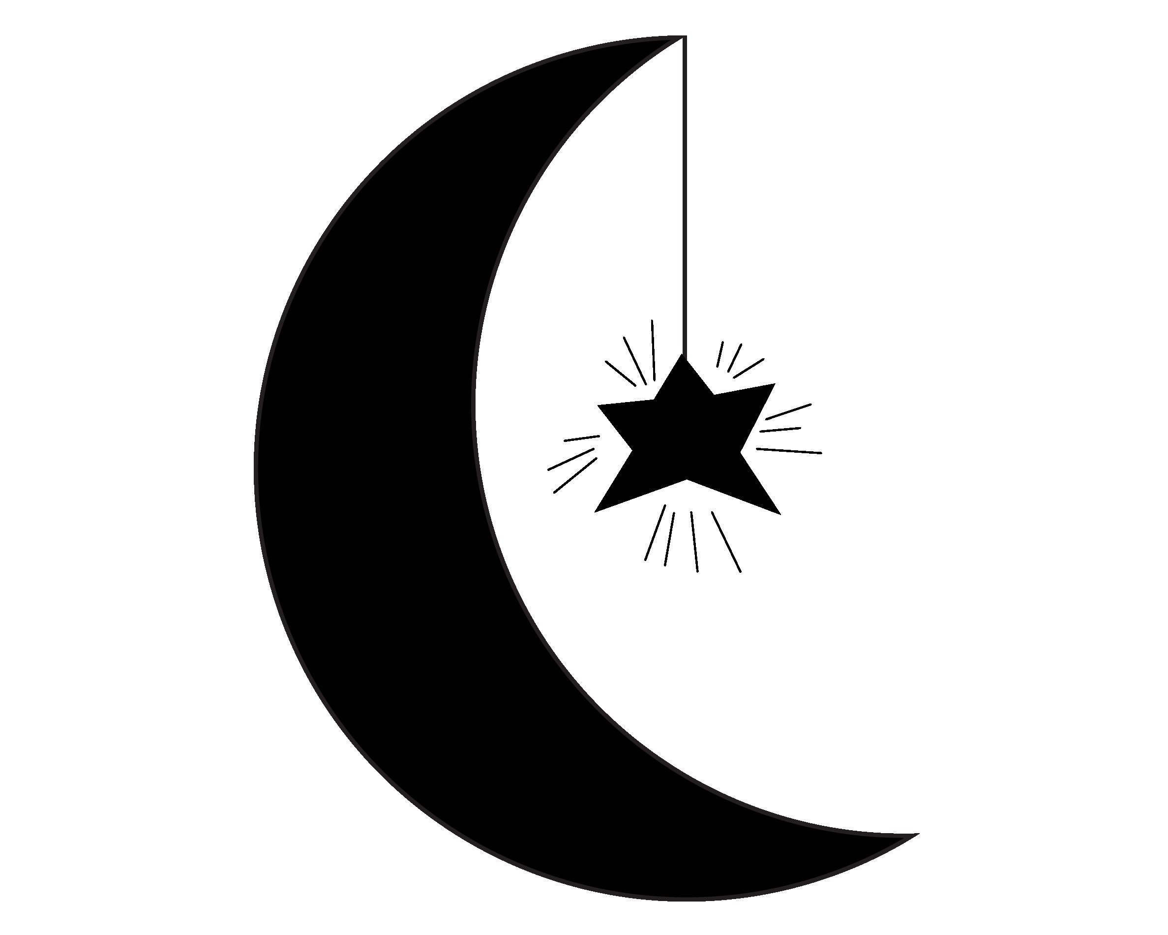 Moon Svg / Celestial Svg / Crescent Moon Svg / Moon Png / - Etsy Canada