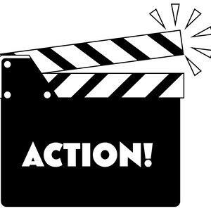 Clapperboard Svg / Clacker Slapperboard Svg / Film Clipboard Svg / Film ...
