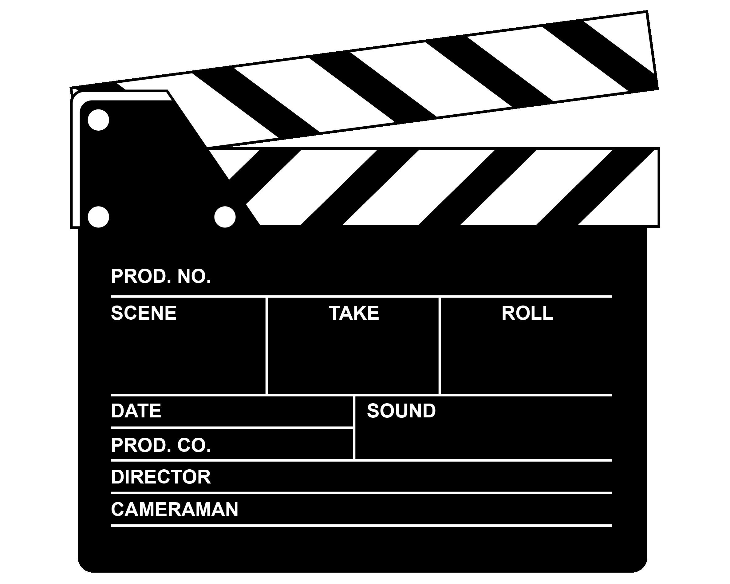 Clapperboard Svg / Clacker Slapperboard Svg / Film Clipboard Svg / Film ...