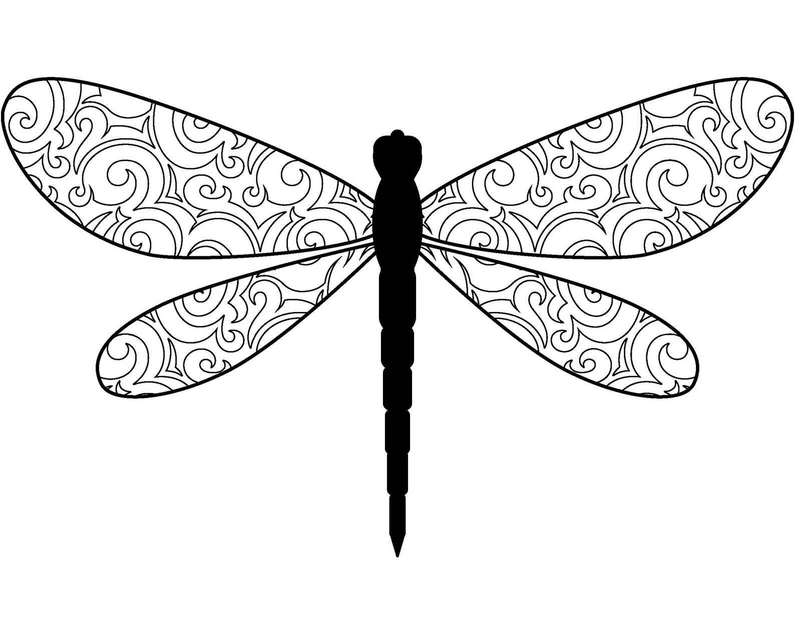 Dragonfly Svg / Dragonflies Svg / Dragonfly Silhouette Svg / - Etsy