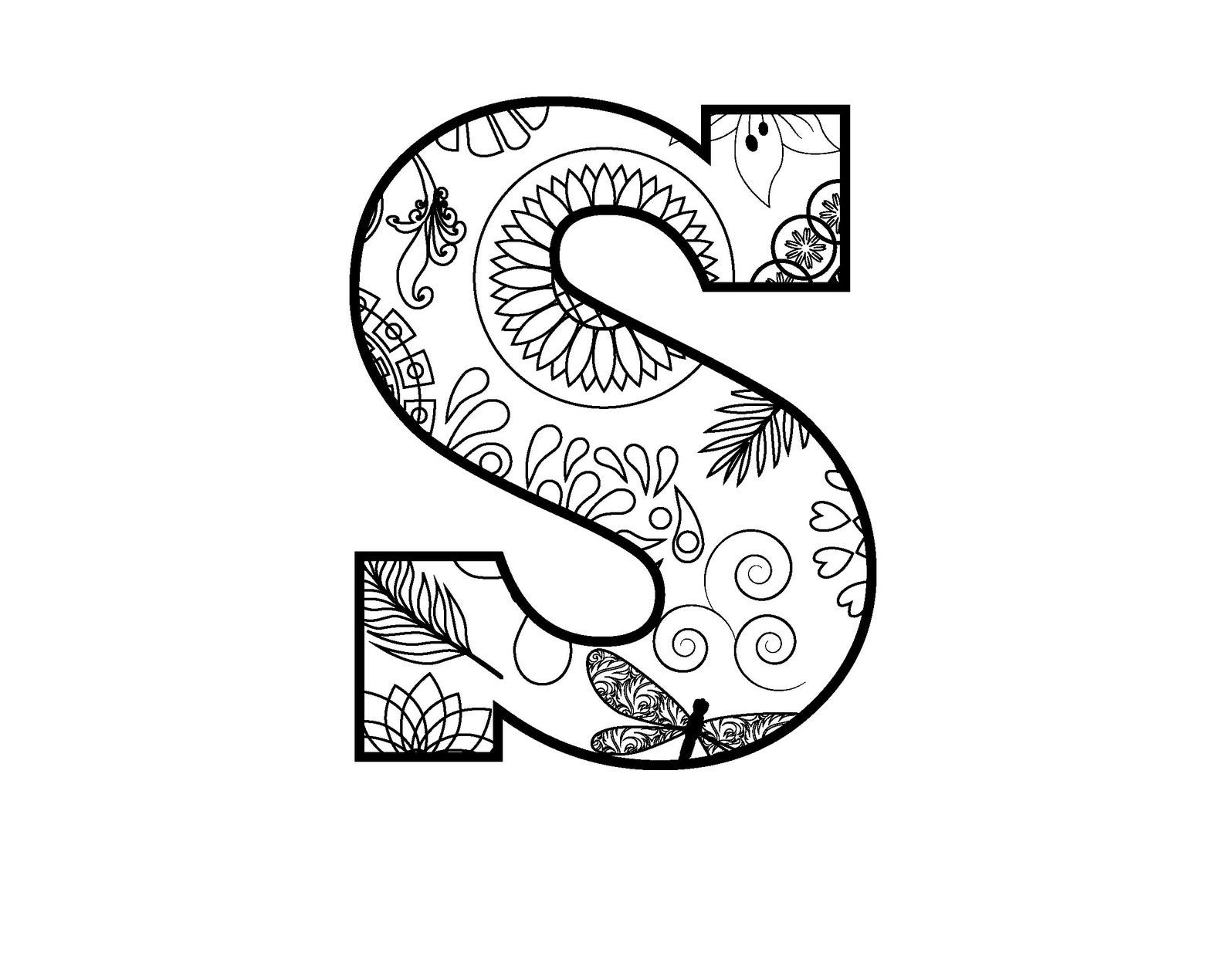 Mandala Alphabet Svg / Mandala Letters Svg Cut Files / Mandalas Svg ...