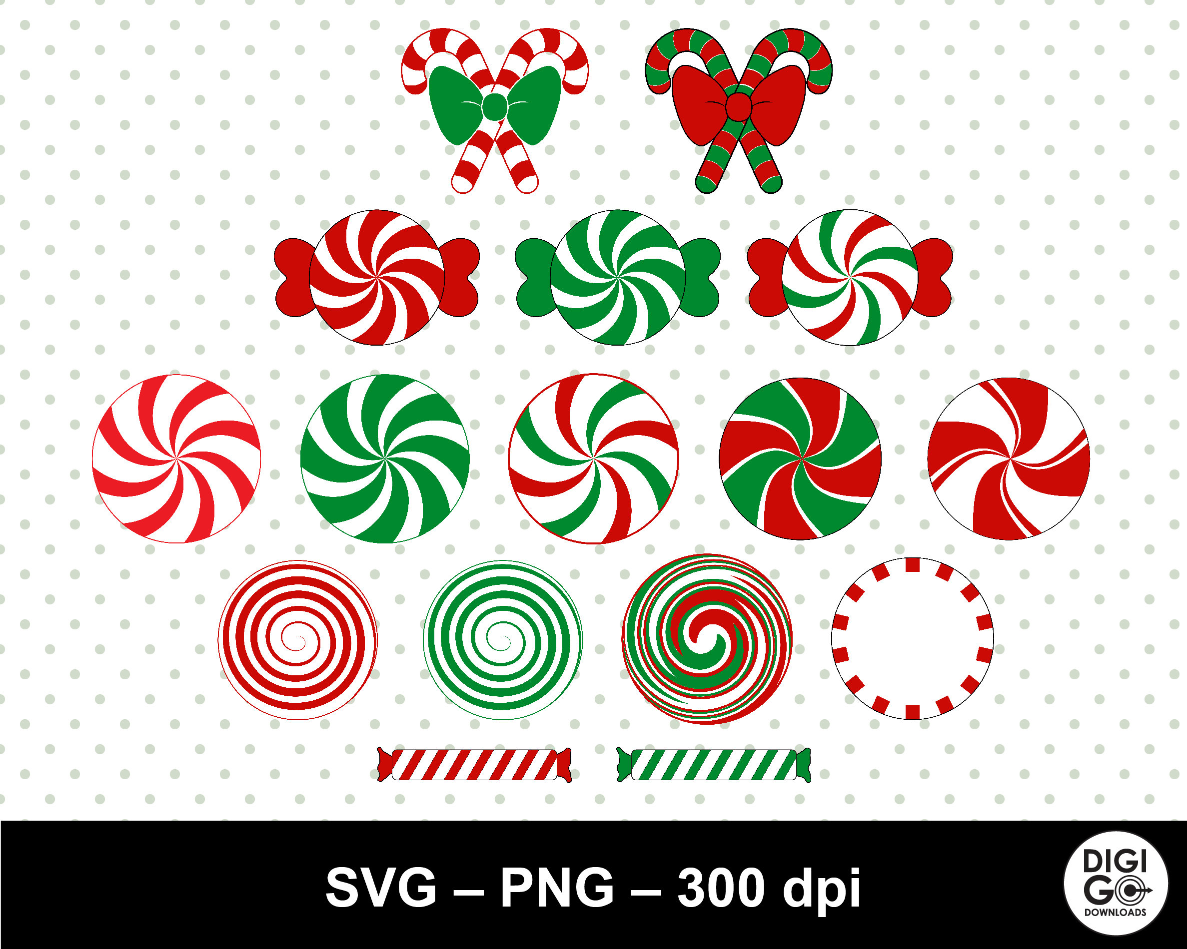 Christmas Peppermint Candy Svg / Peppermint Svg / Peppermint Swirl Svg / Candy Cane / Christmas ...