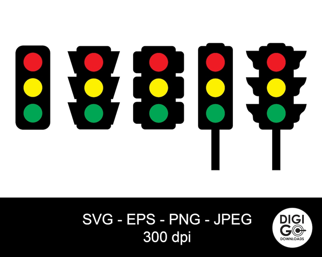 Traffic Lights Svg / Stop Lights Svg / Traffic Light Svg / Stoplights ...
