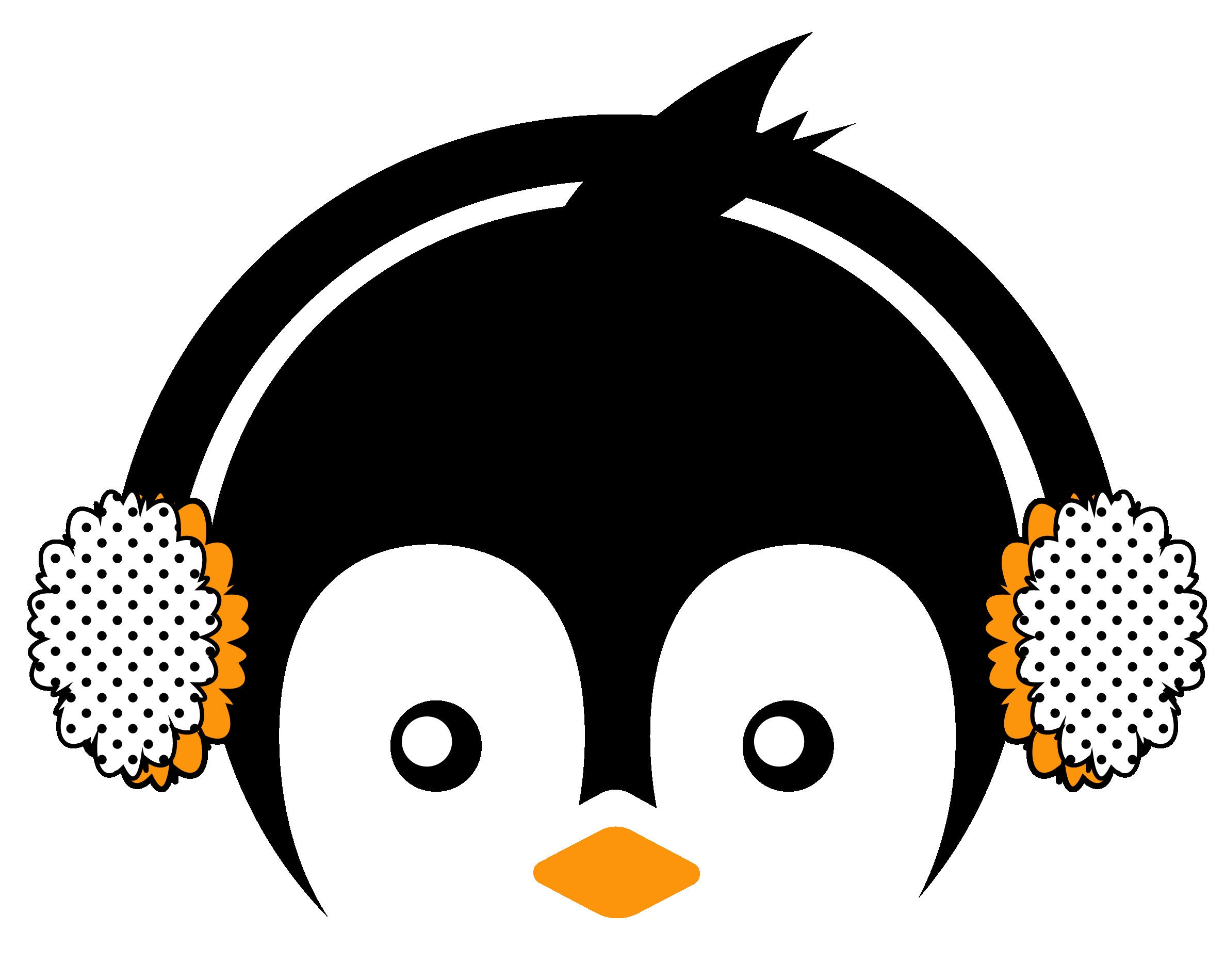 Penguin Face Svg / Penguin Head / Penguin Svg / Cute Penguin - Etsy