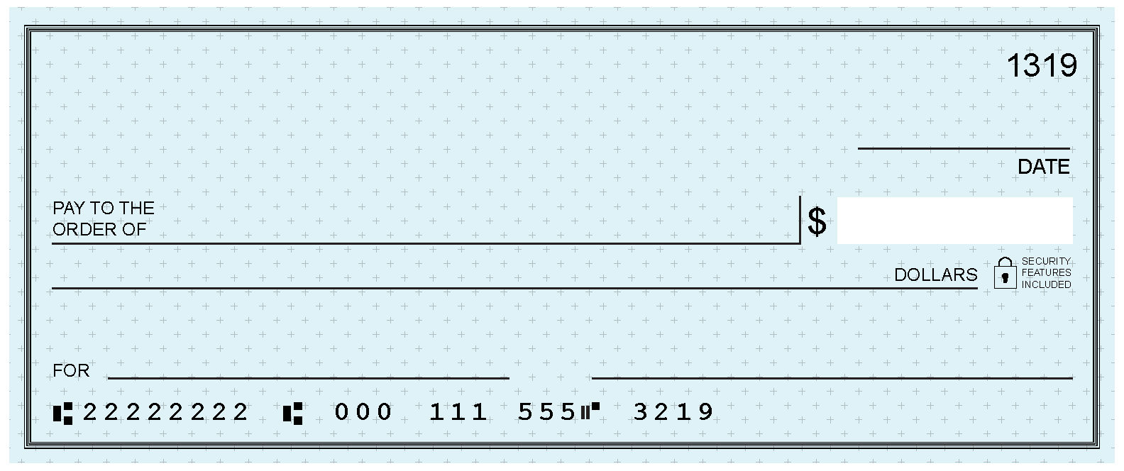 Editable Check Template / Blank Check Template / Manifestation Check ...