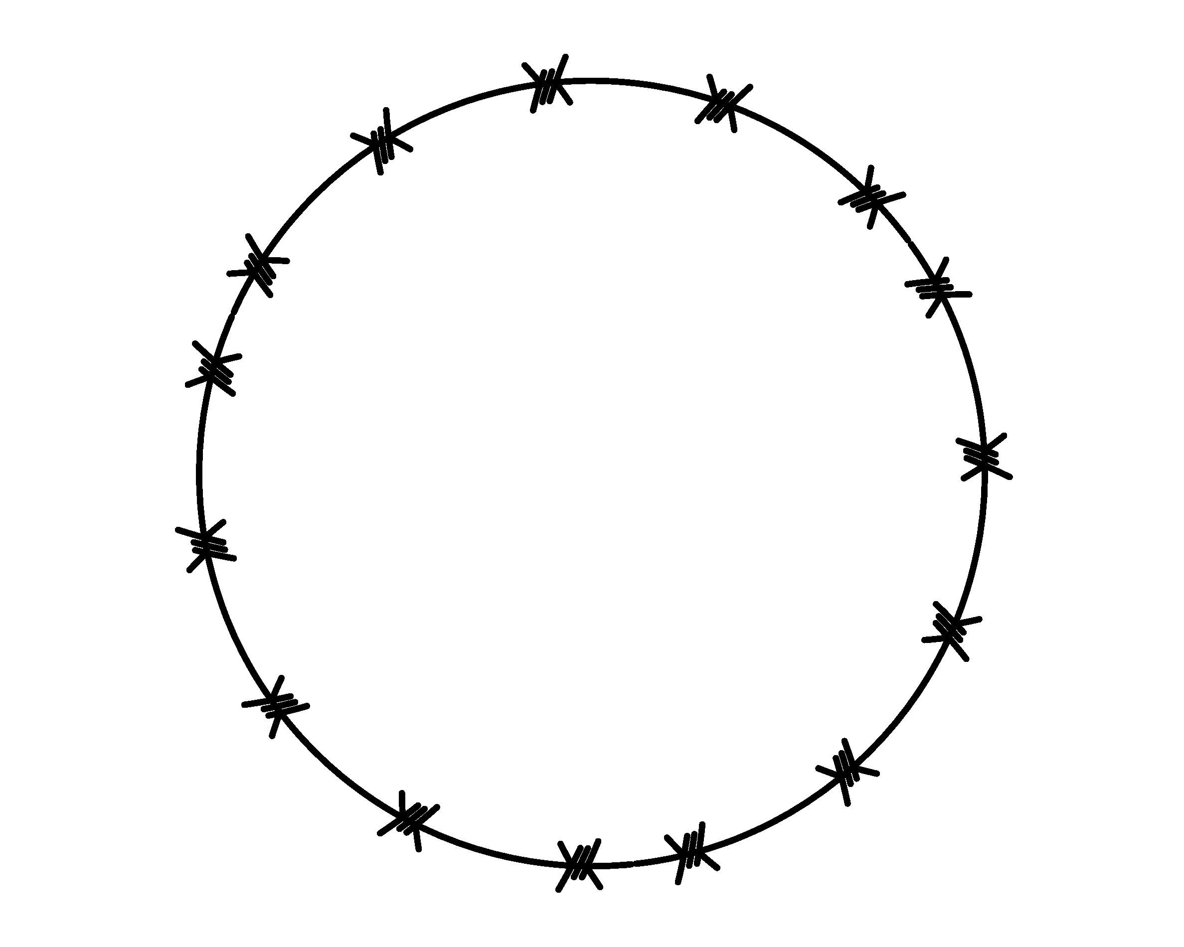 Barbed Wire Svg / Straight Barb Fence / Barbed Wire Png / Barbed Wire ...