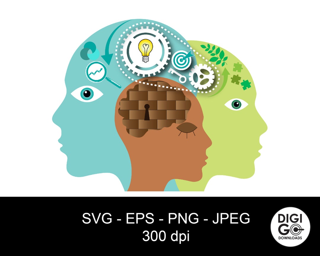 Growth Mindset Svg / Open Mind Clipart / Growth Mind Images / Open ...