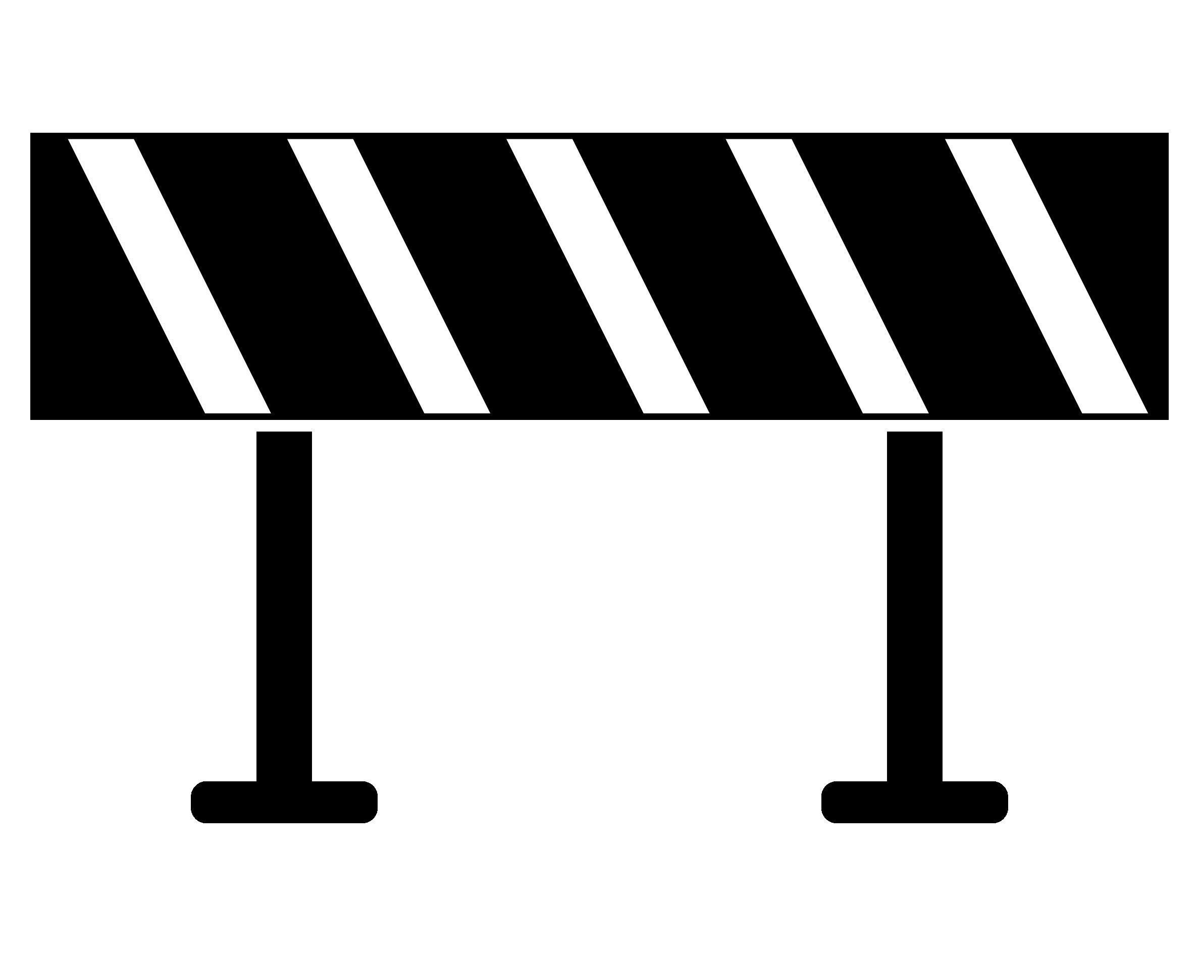 Road Block Svg / Road Barrier Svg / Traffic Barrier / Car Barrier ...
