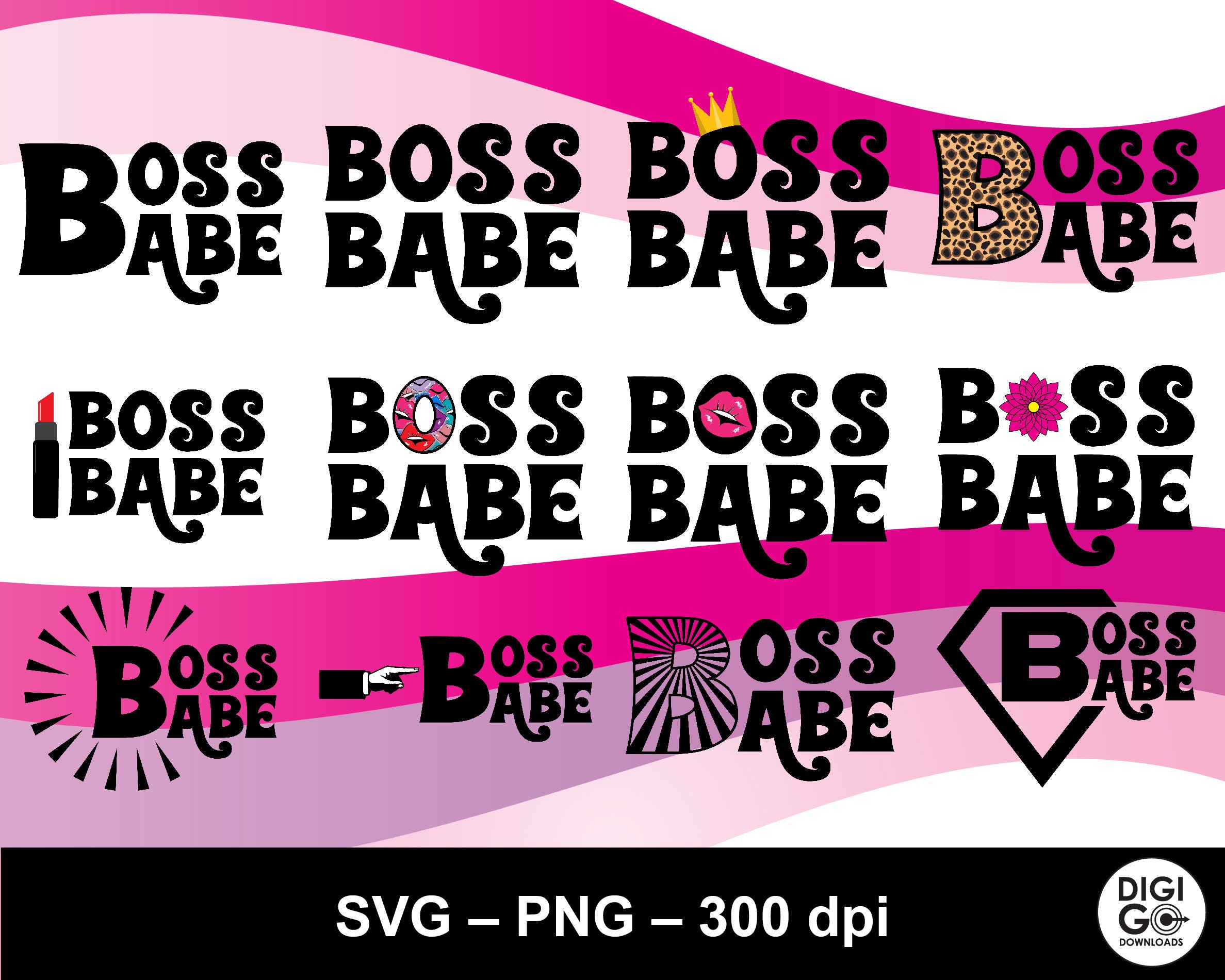 Boss Babe Svg, Girl Boss Svg, Boss Lady Svg, Motivational Svg, Girl ...