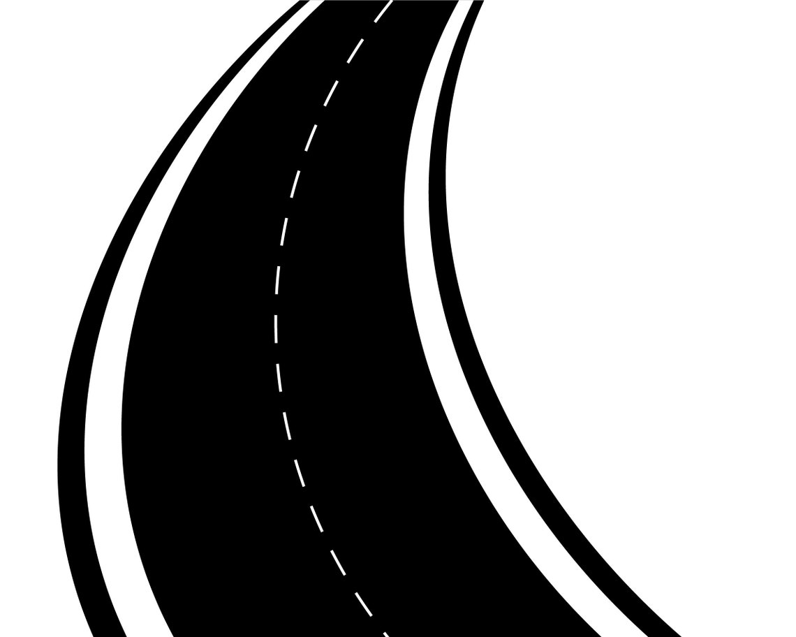 Road Elements / Road Clipart / Highway Clipart / Road Svg / Road Design ...