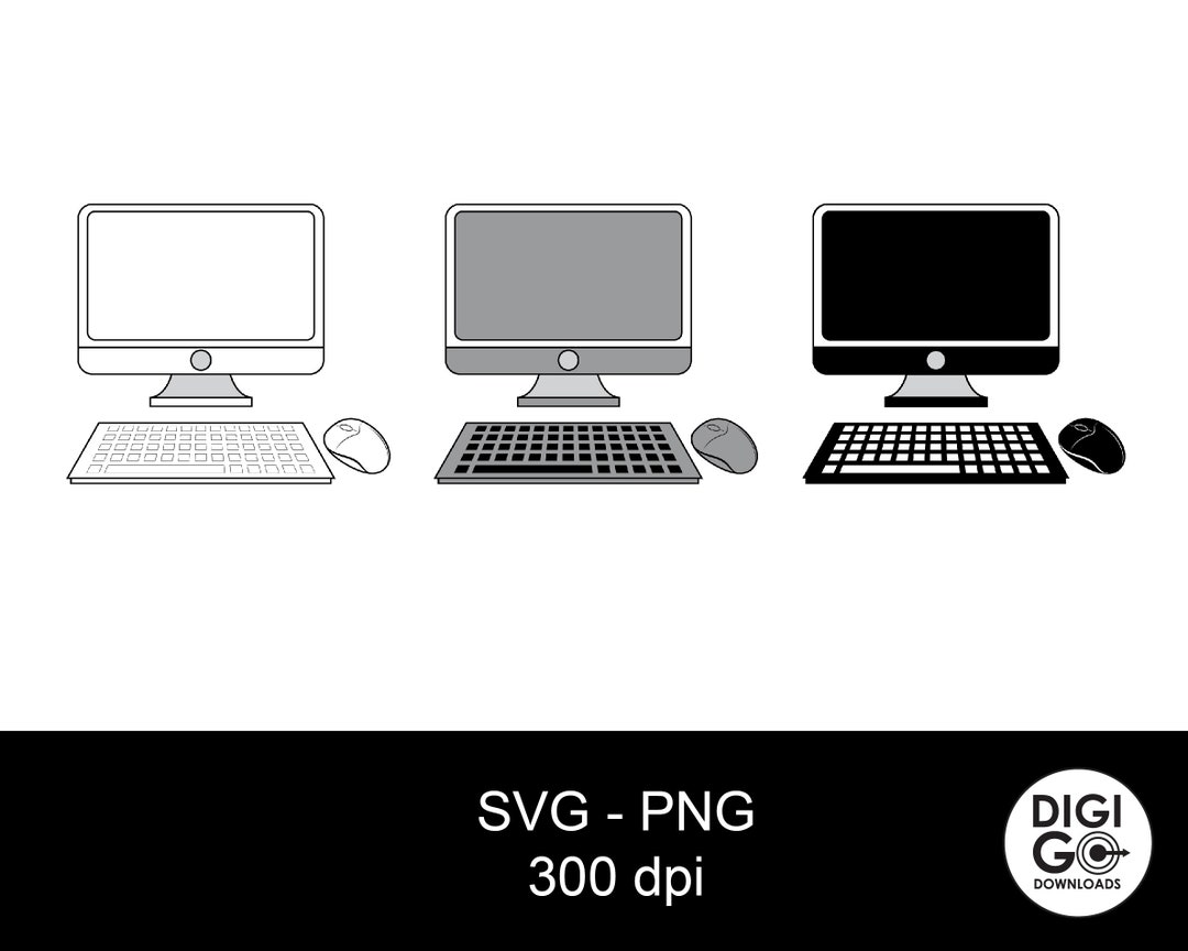Computer Svg / Computer Clipart / Computer Png / Technology Svg - Etsy