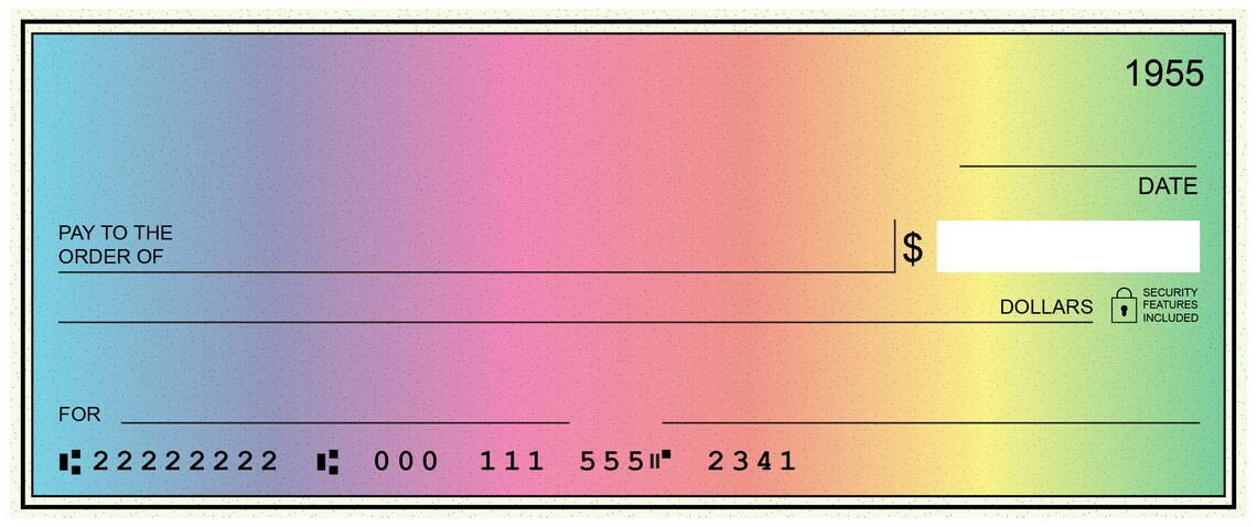 Blank Check Template / Editable Check Template / Printable Check ...