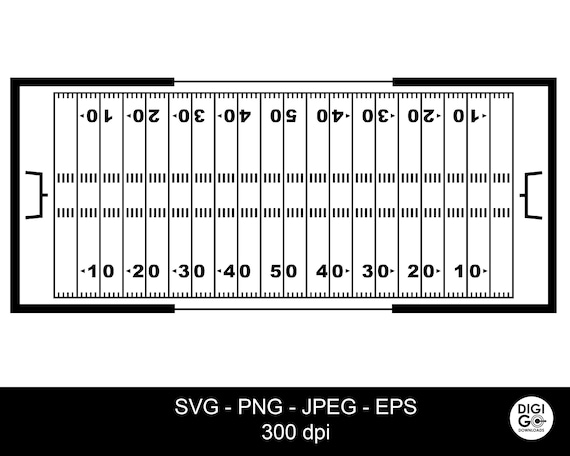 Football / Football Svg / Football Field Svg / Football - Etsy