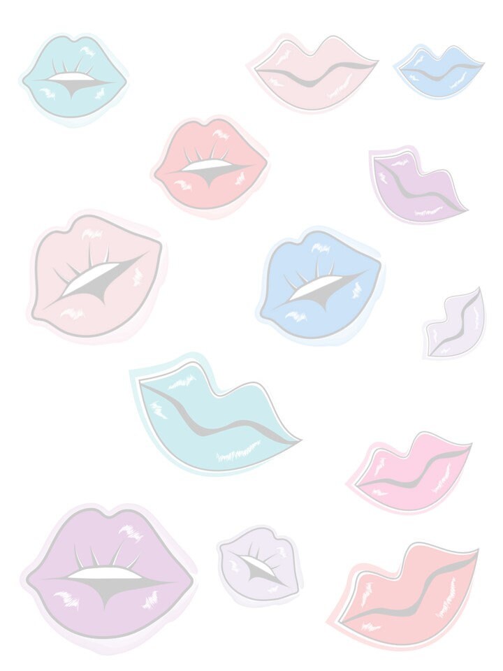 Printable Stationary / Digital Stationary / Printable Lips Stationary ...