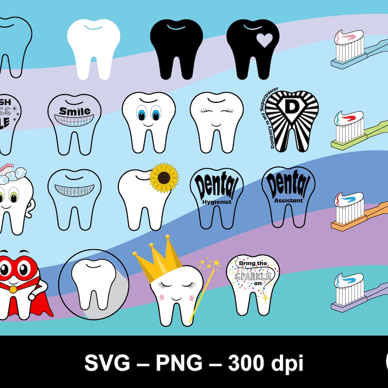 Tooth Svg - Etsy