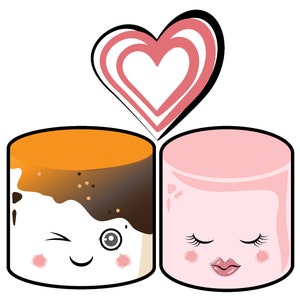Marshmallow Face Svg / Marshmallow Svg / Marshmallow Png / Cute ...