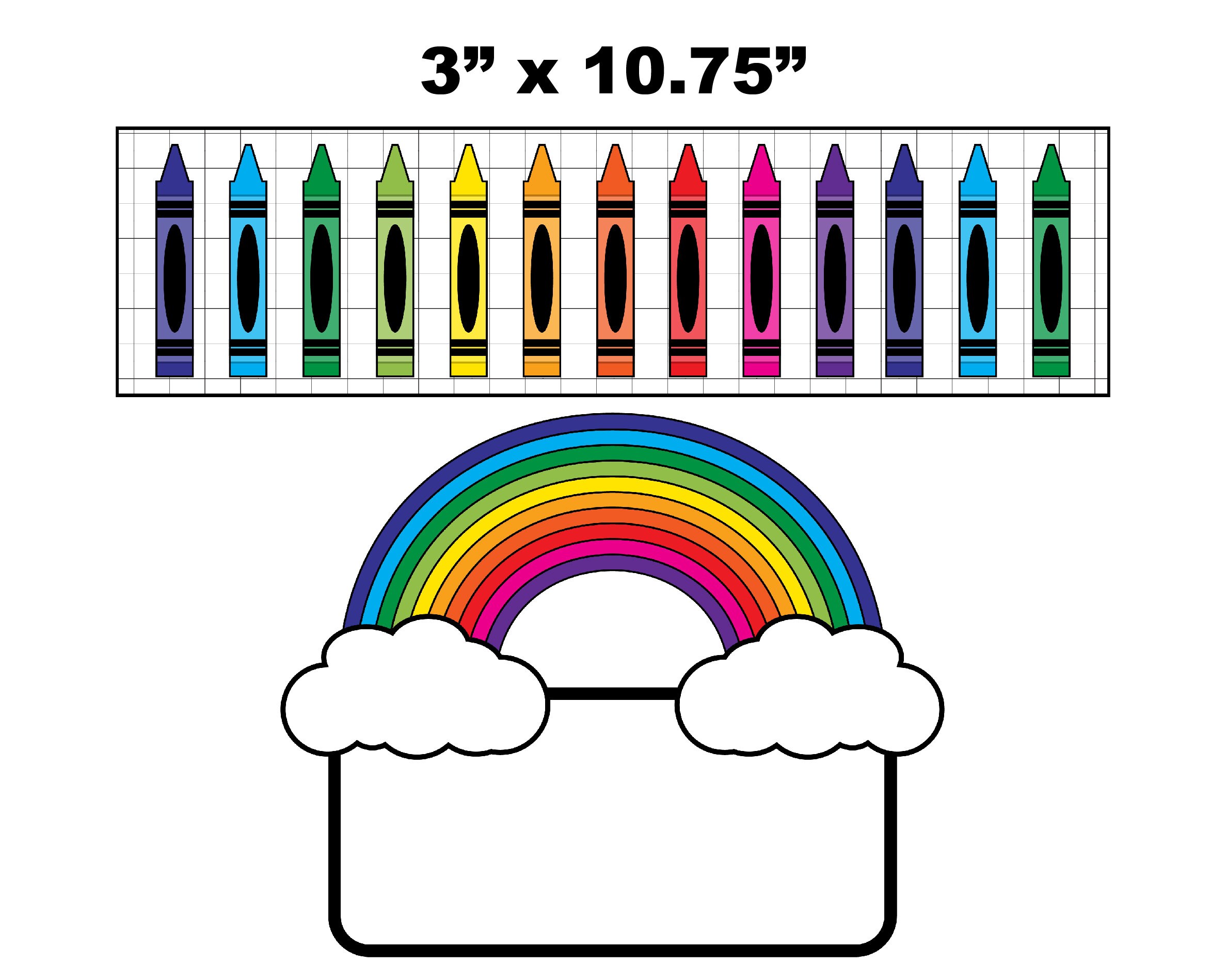 Classroom Borders / Rainbow Classroom Decor / Classroom Rainbow Border ...