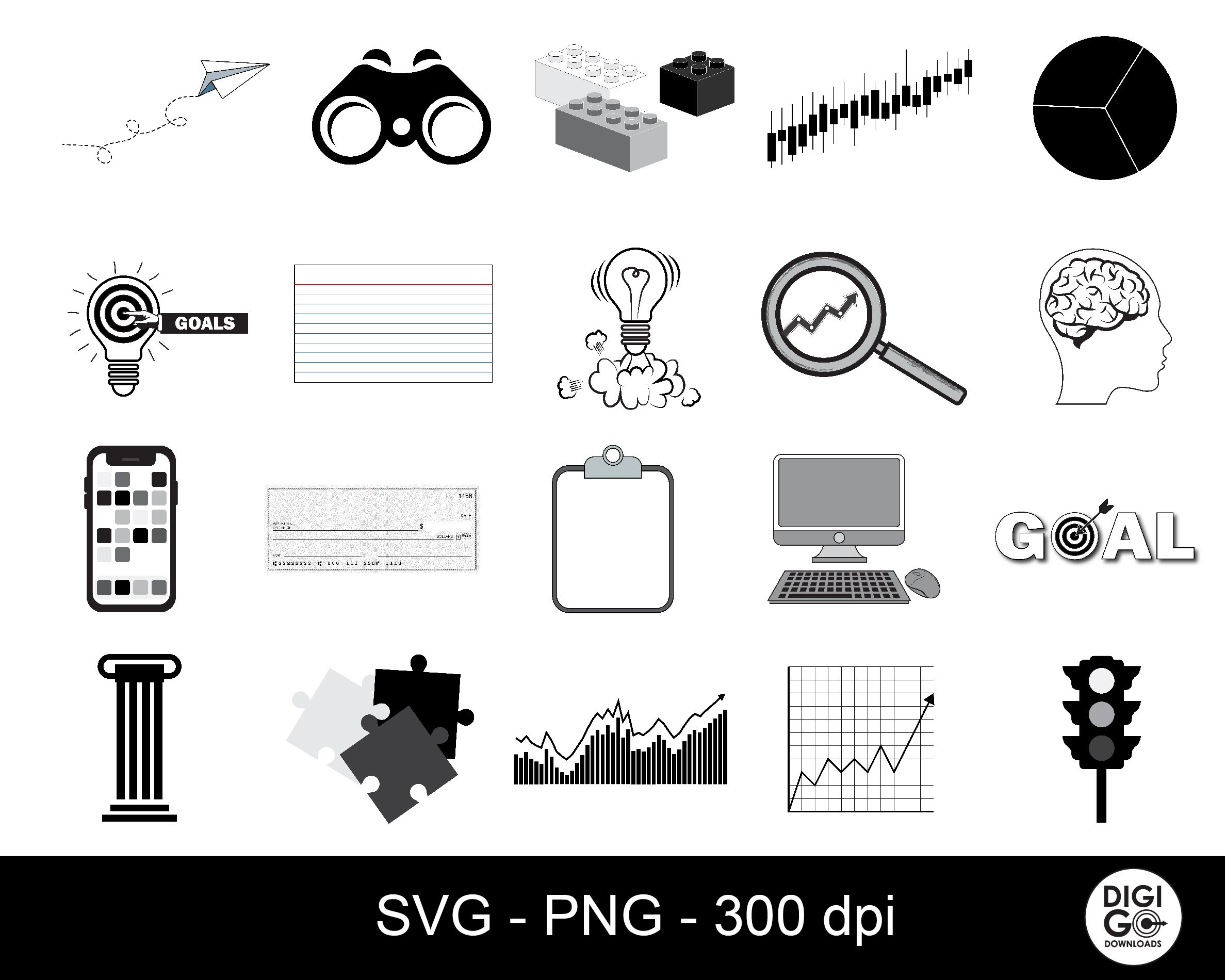 Business Finance Svg / Finance Svg / Investment / Stock Market Graphs ...