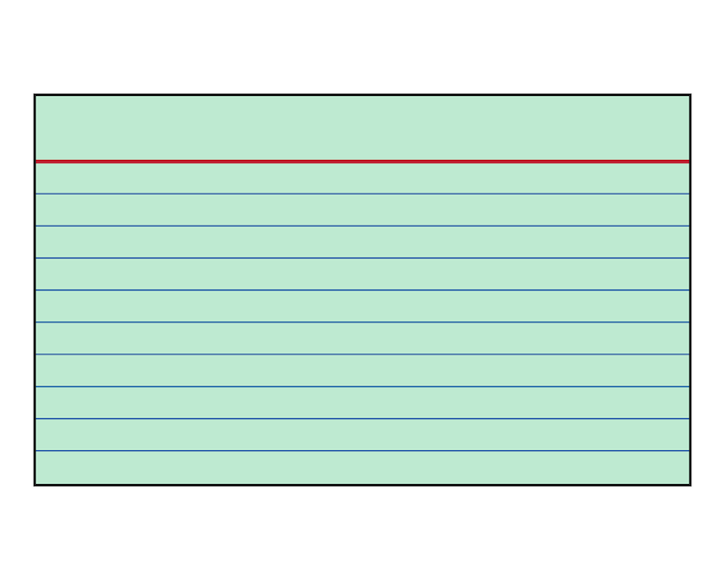 Colored Index Card Clipart / Index Card Image / Index Card Png ...