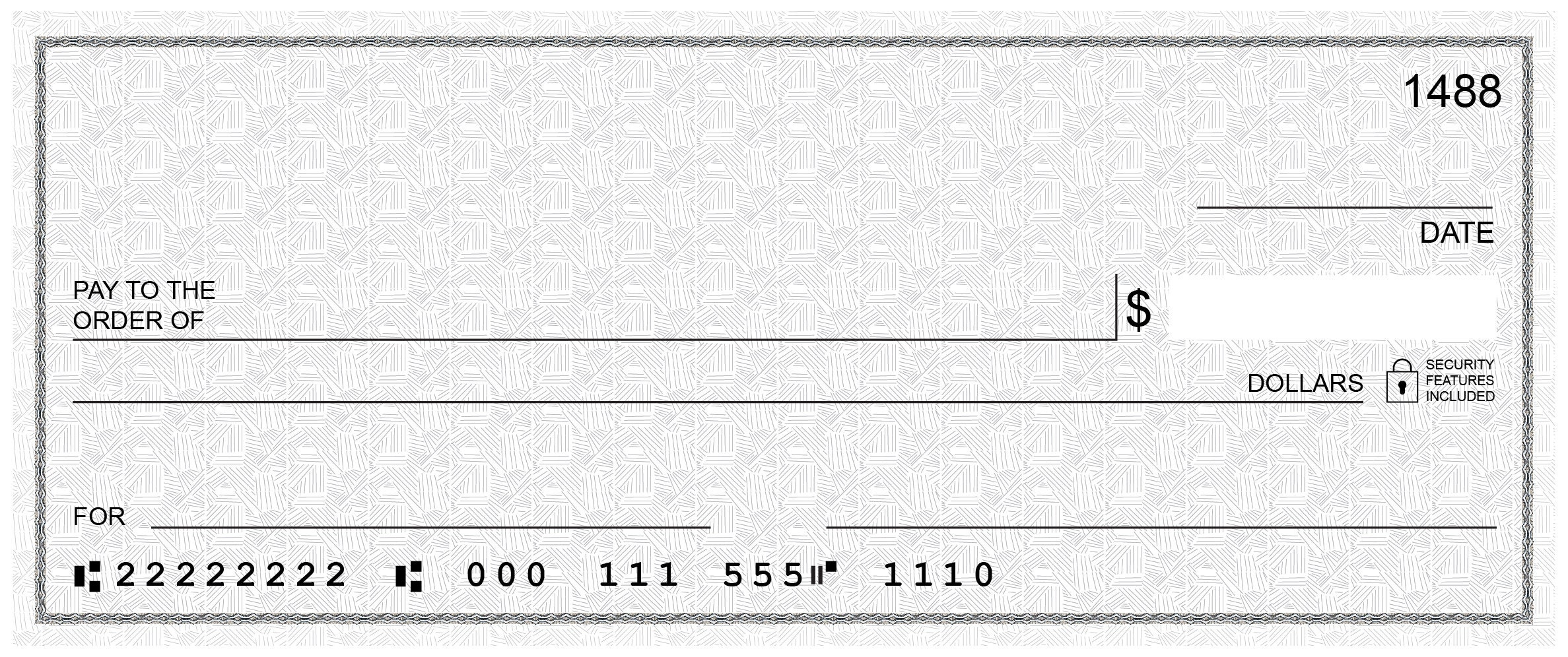 Check Svg / Blank Check Svg / Check Account Svg / Business Blank Checks ...