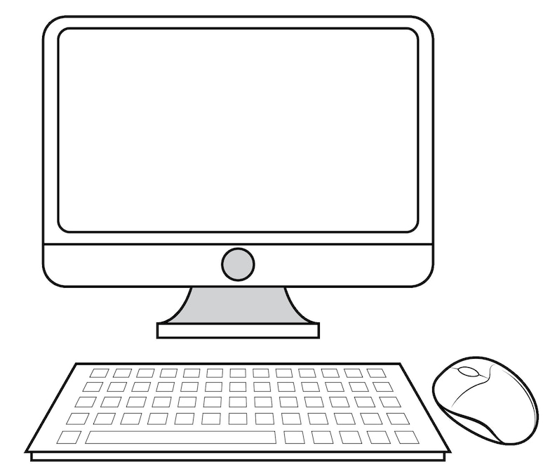 Computer Svg / Computer Clipart / Computer Png / Technology Svg - Etsy