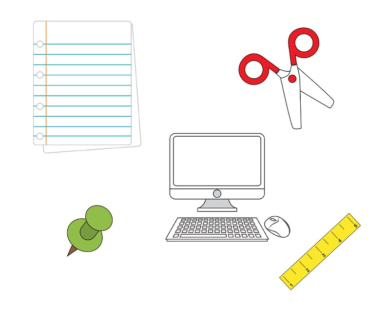 School Clipart Set / School Supplies Svg / Pencils / Back to School ...