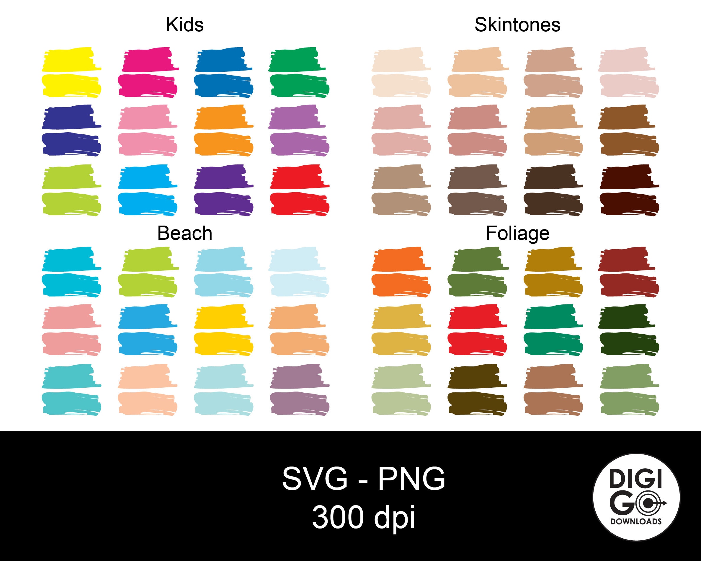 Paint Brush Stroke Svg / Brush Strokes Svg Png / Paint Brush - Etsy