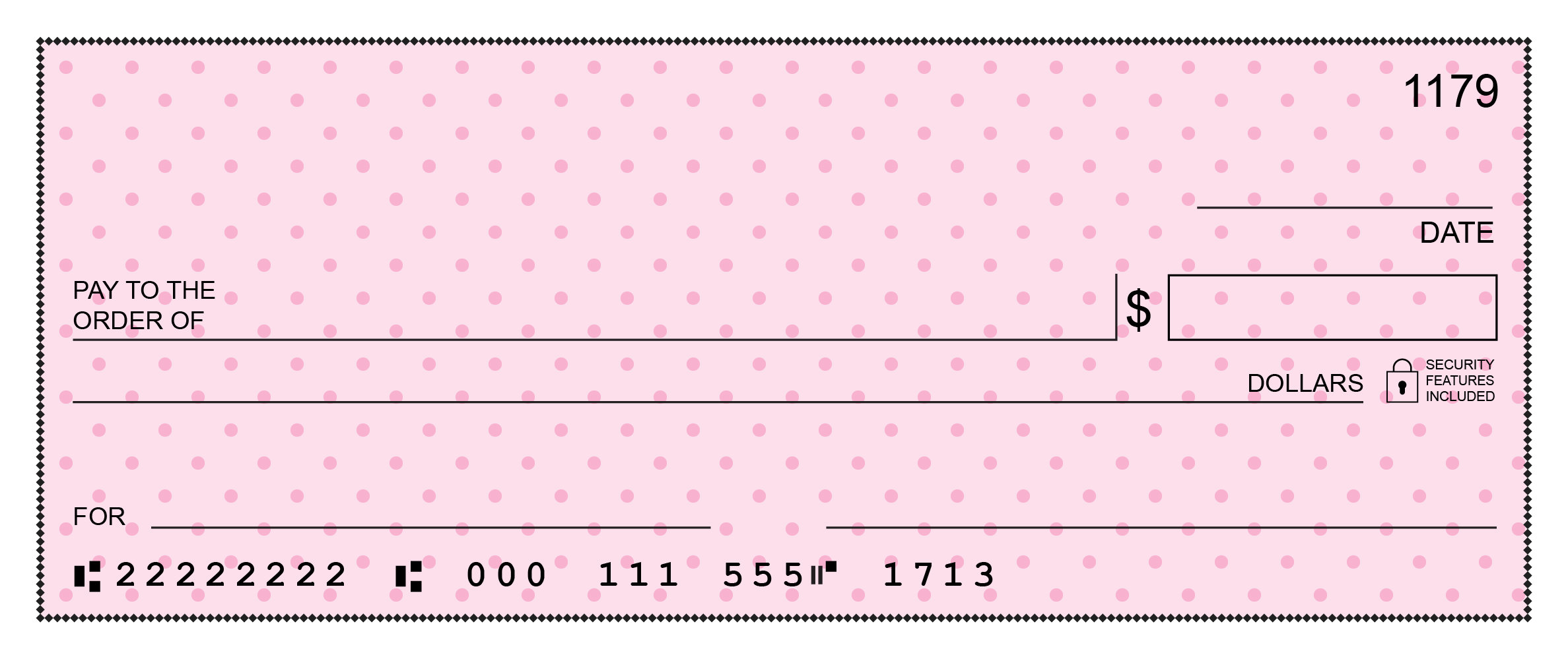 Check Template Svg / Blank Check Svg / Check Account Svg / Bank Account ...