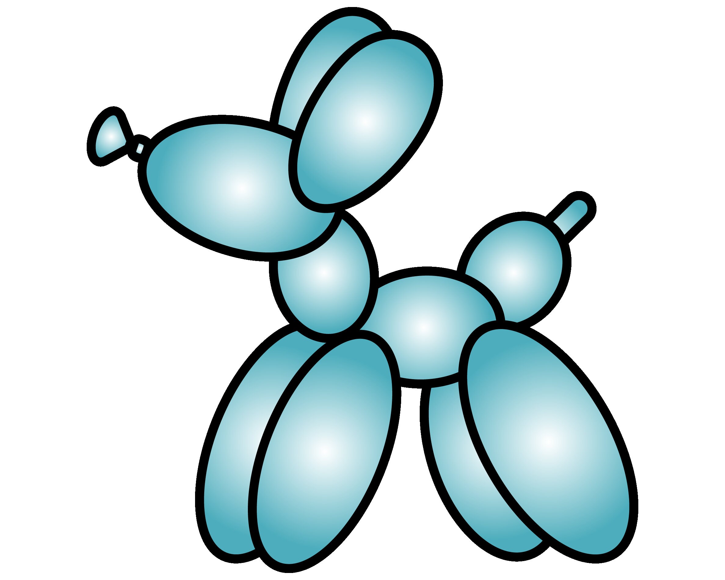 Balloon Dog Svg / Balloon Animal Svg / Animal Balloon Svg / Balloon ...