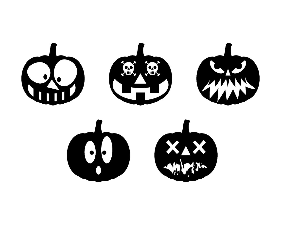 Pumpkin Svg / Pumpkin Bundle Svg / Pumpkin Faces Svg / - Etsy