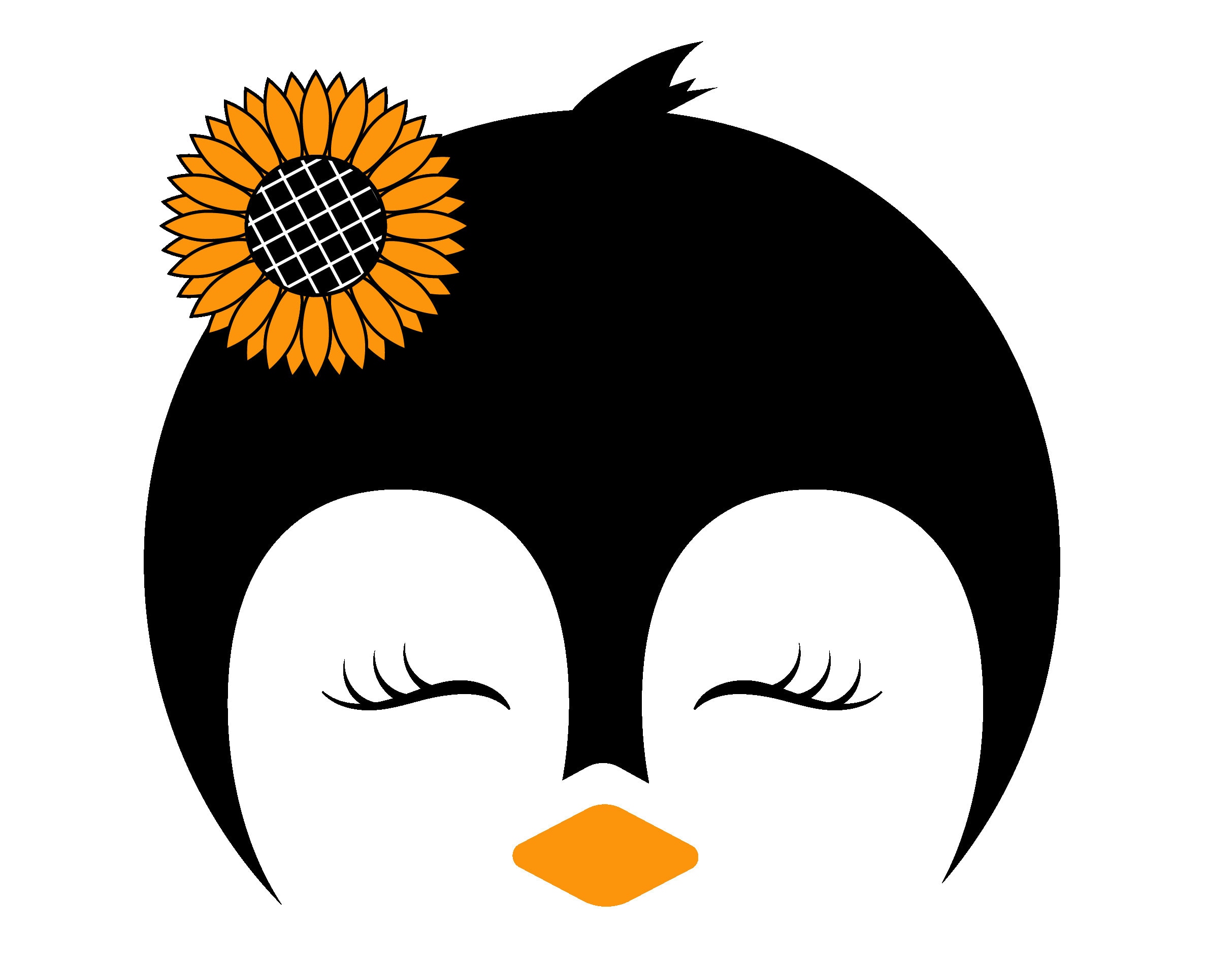 Penguin Face Svg / Penguin Head / Penguin Svg / Cute Penguin - Etsy