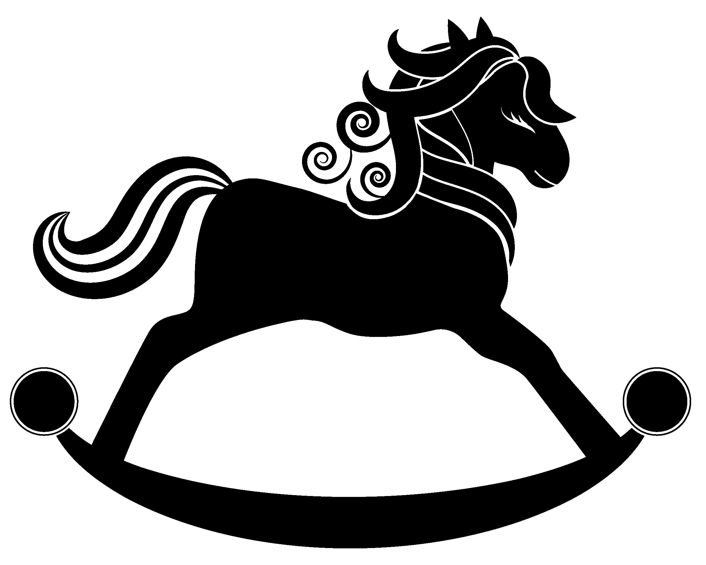 Rocking Horse Svg / Rocking Horse Silhouette / Rocking Horse Clipart ...