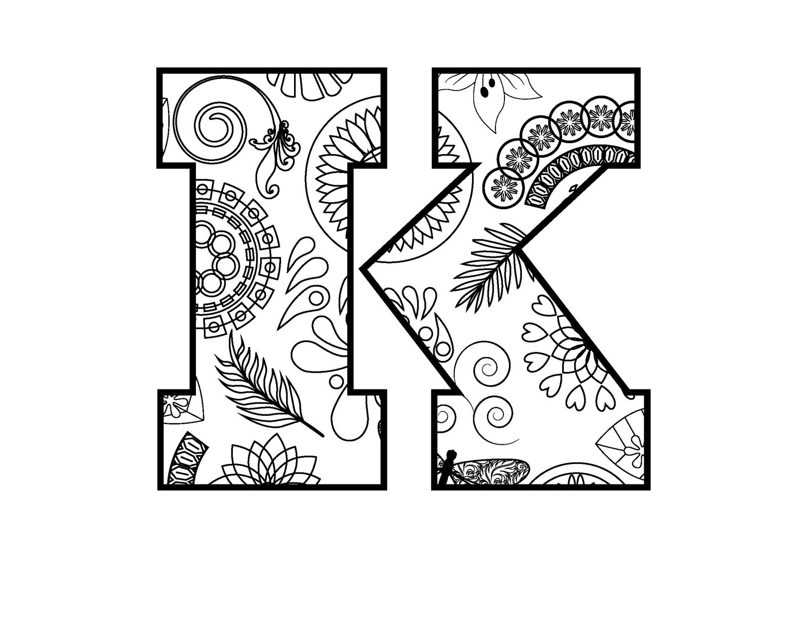 Mandala Alphabet Svg / Mandala Letters Svg Cut Files / Mandalas Svg ...