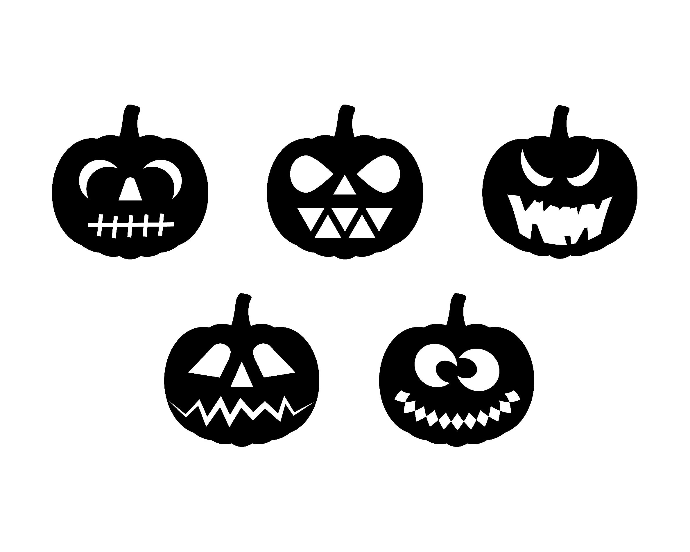 Pumpkin Svg / Pumpkin Bundle Svg / Pumpkin Faces Svg / - Etsy