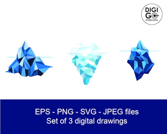 Iceberg Graphic Png
