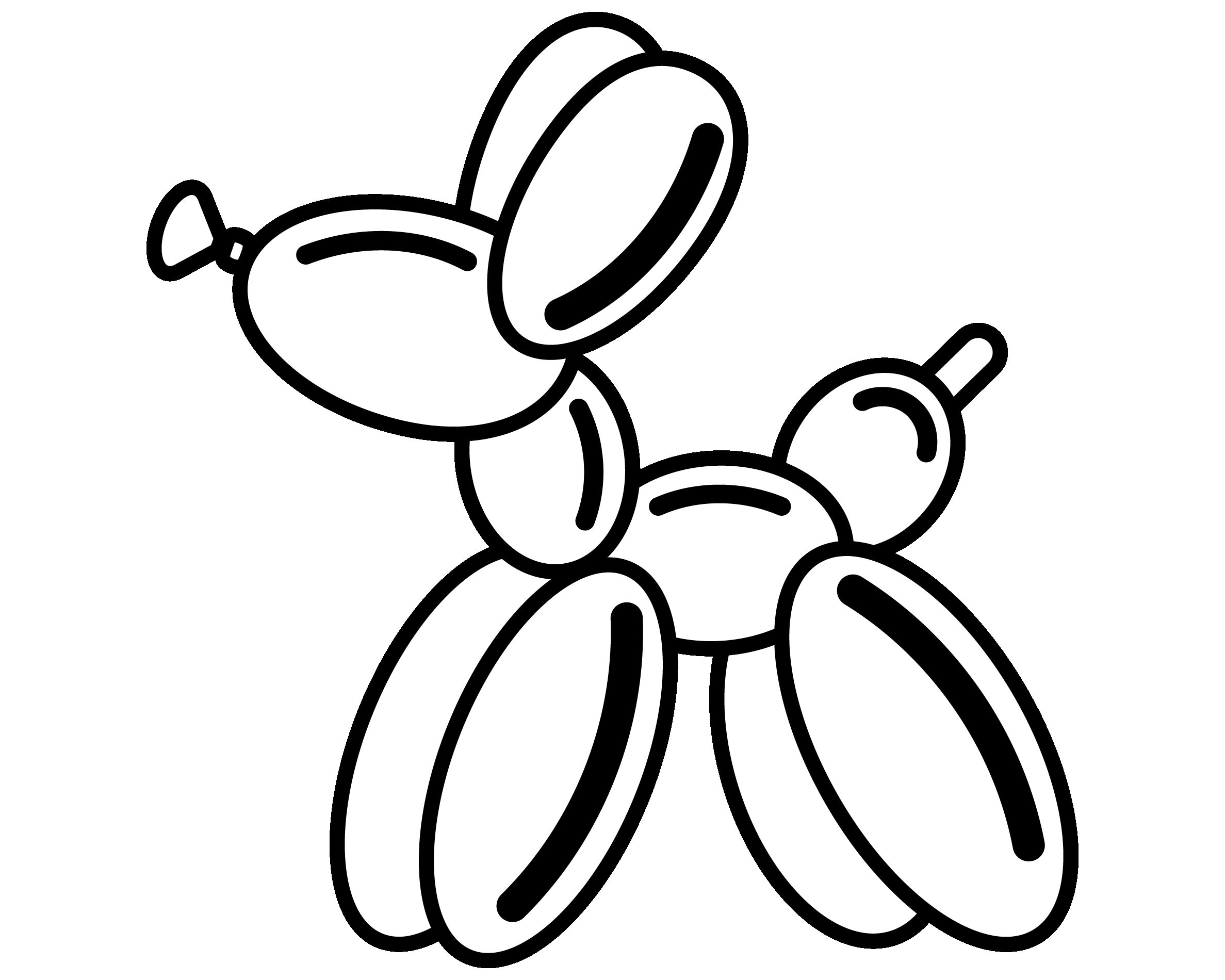 Balloon Dog Svg / Balloon Animal Svg / Animal Balloon Svg / Balloon ...