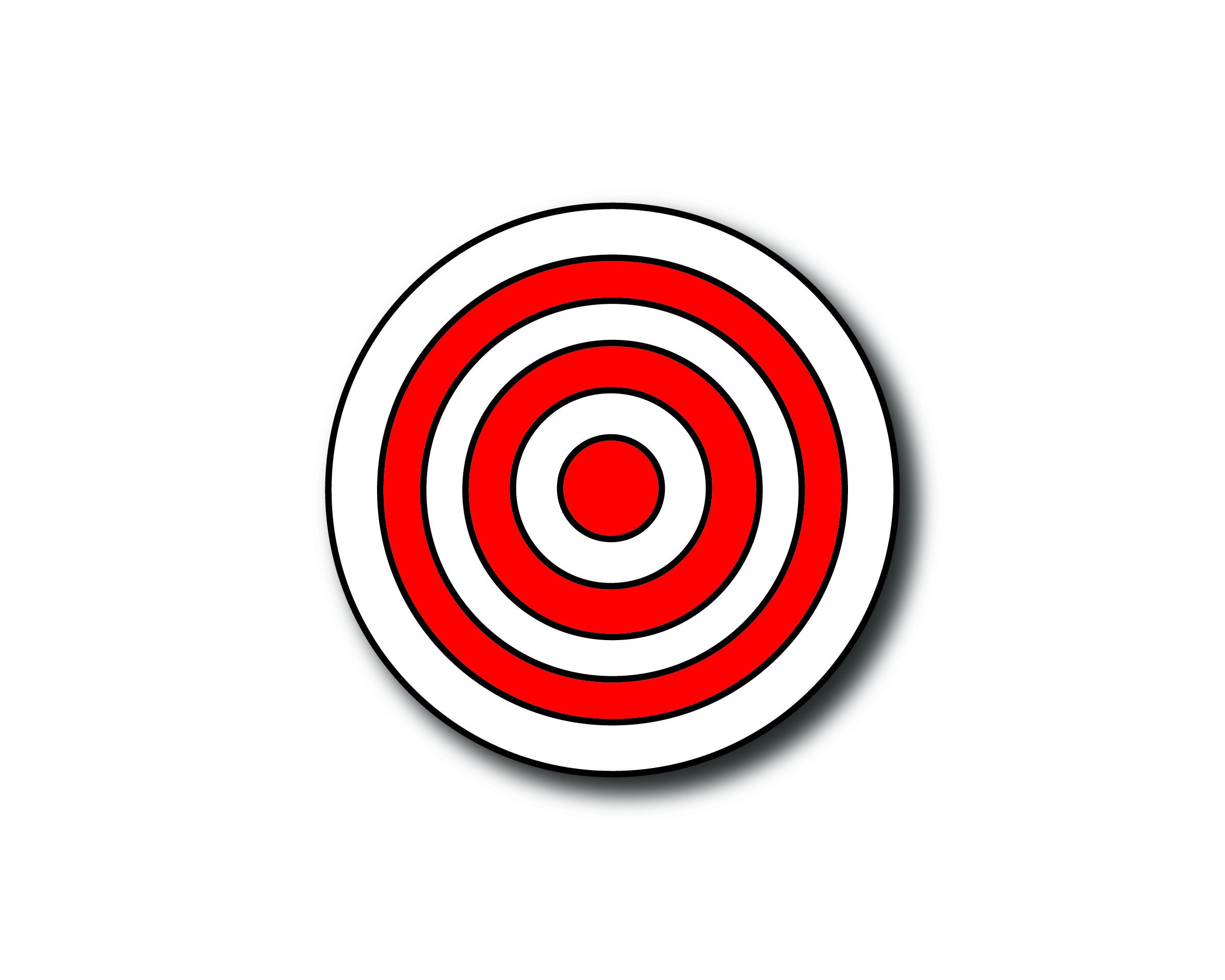 Bullseye Target Svg / Target Digital Vector / Printable Bullseye Files ...
