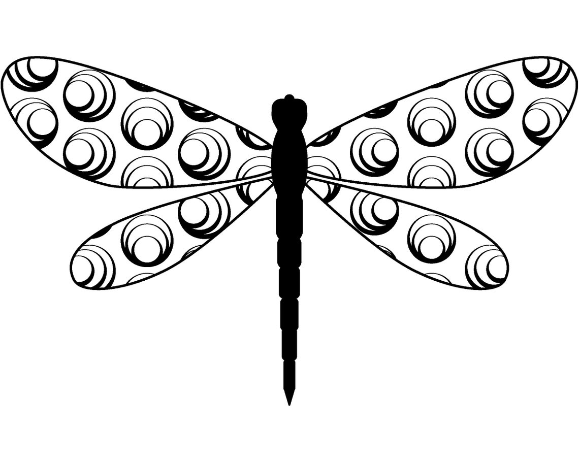 Dragonfly Svg / Dragonflies Svg / Dragonfly Silhouette Svg / - Etsy