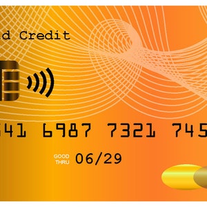 Credit Card Template / Credit Card Svg / Fillable Credit Card / Credit ...